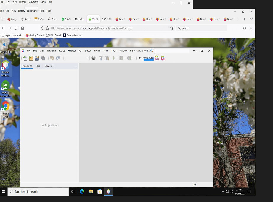 Accessing CS Virtual Desktop Image